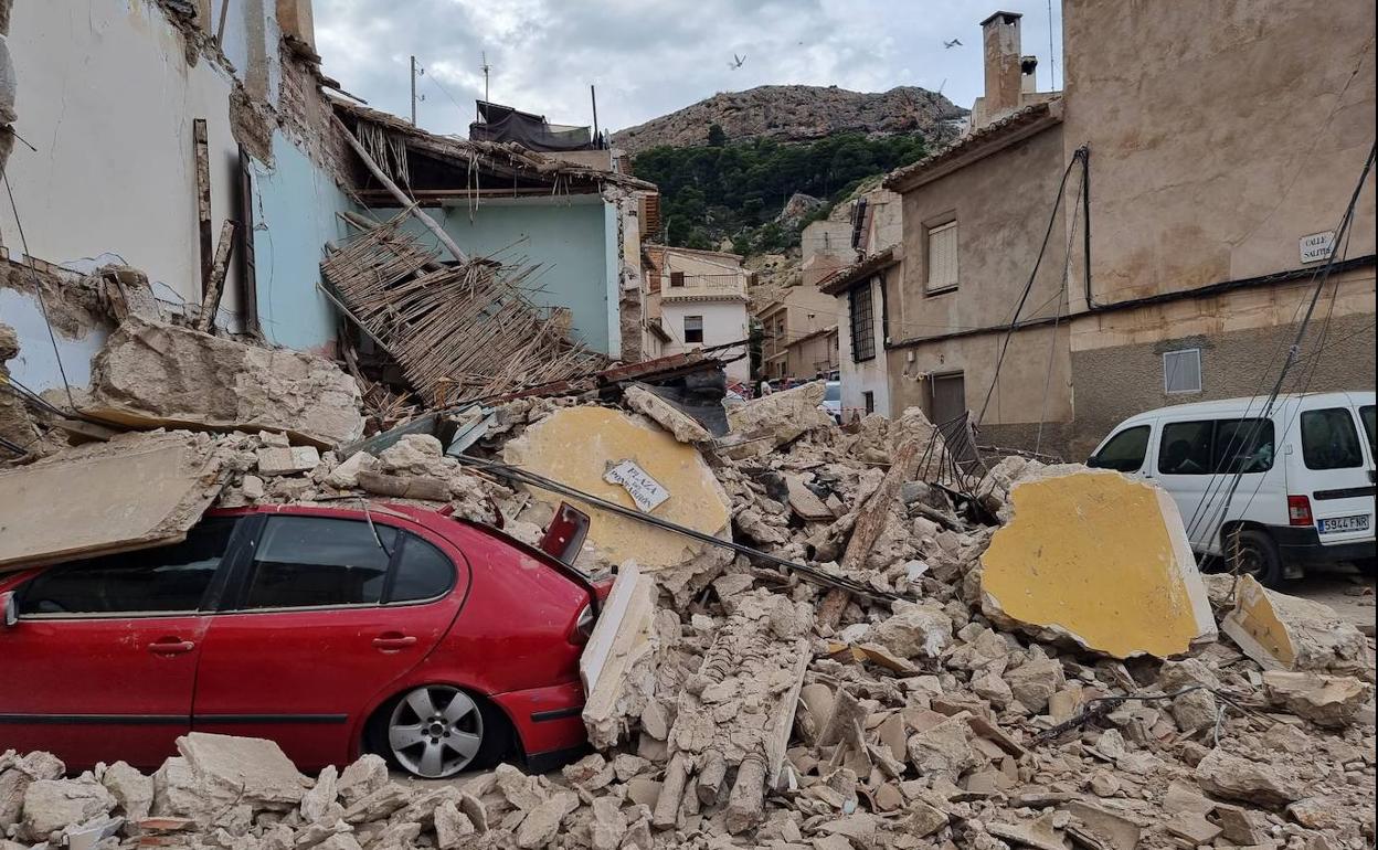 Colapsa una casa en Mula sin provocar heridos | La Verdad